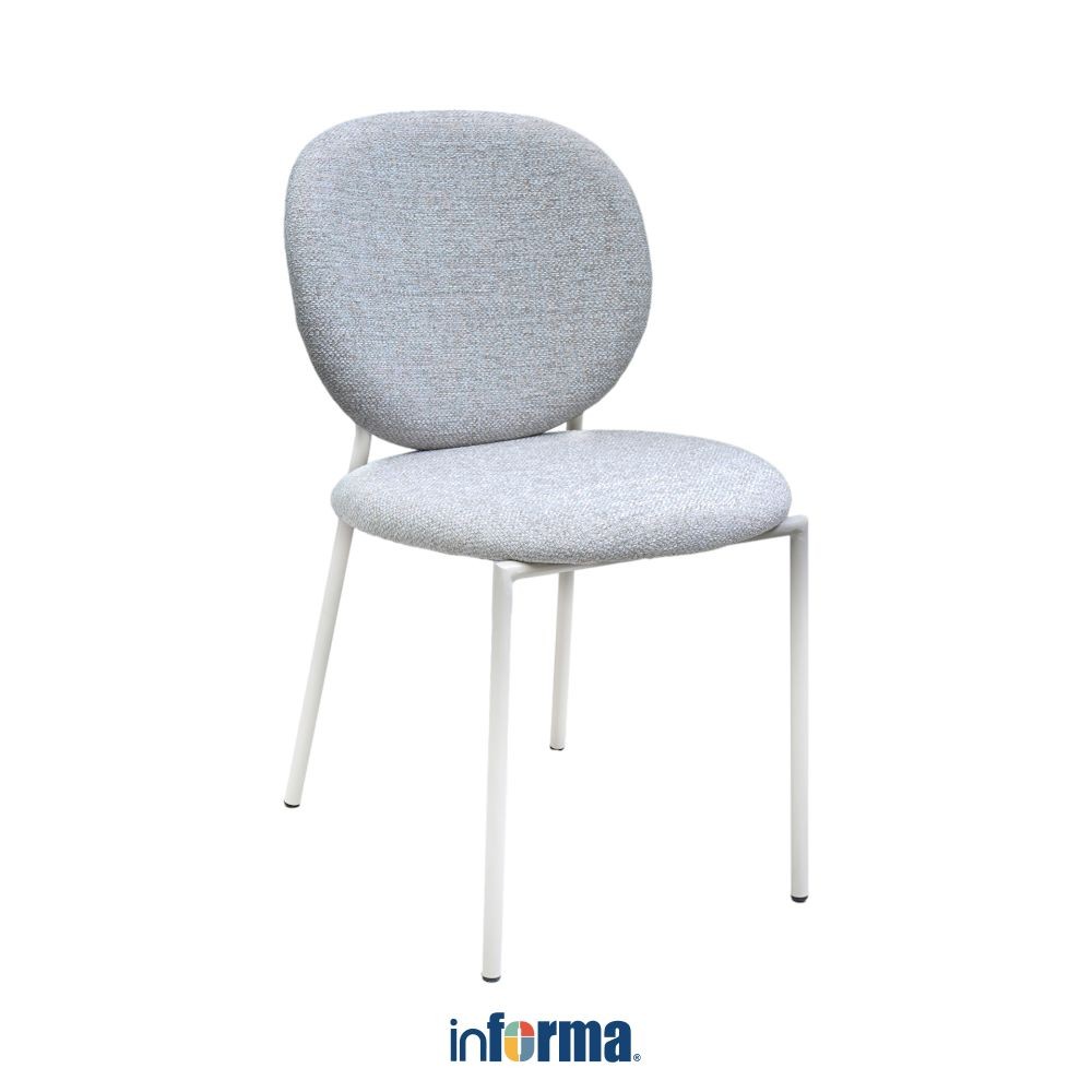 Jual Informa Phinian Kursi Makan Fabric - Krem Beige Dining Chair Ruang ...