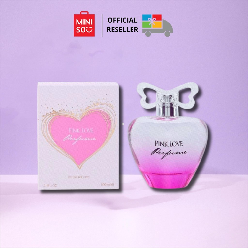 Jual MINISO Pink Love Perfume Eau De Toilet EDT 100ML | Shopee Indonesia