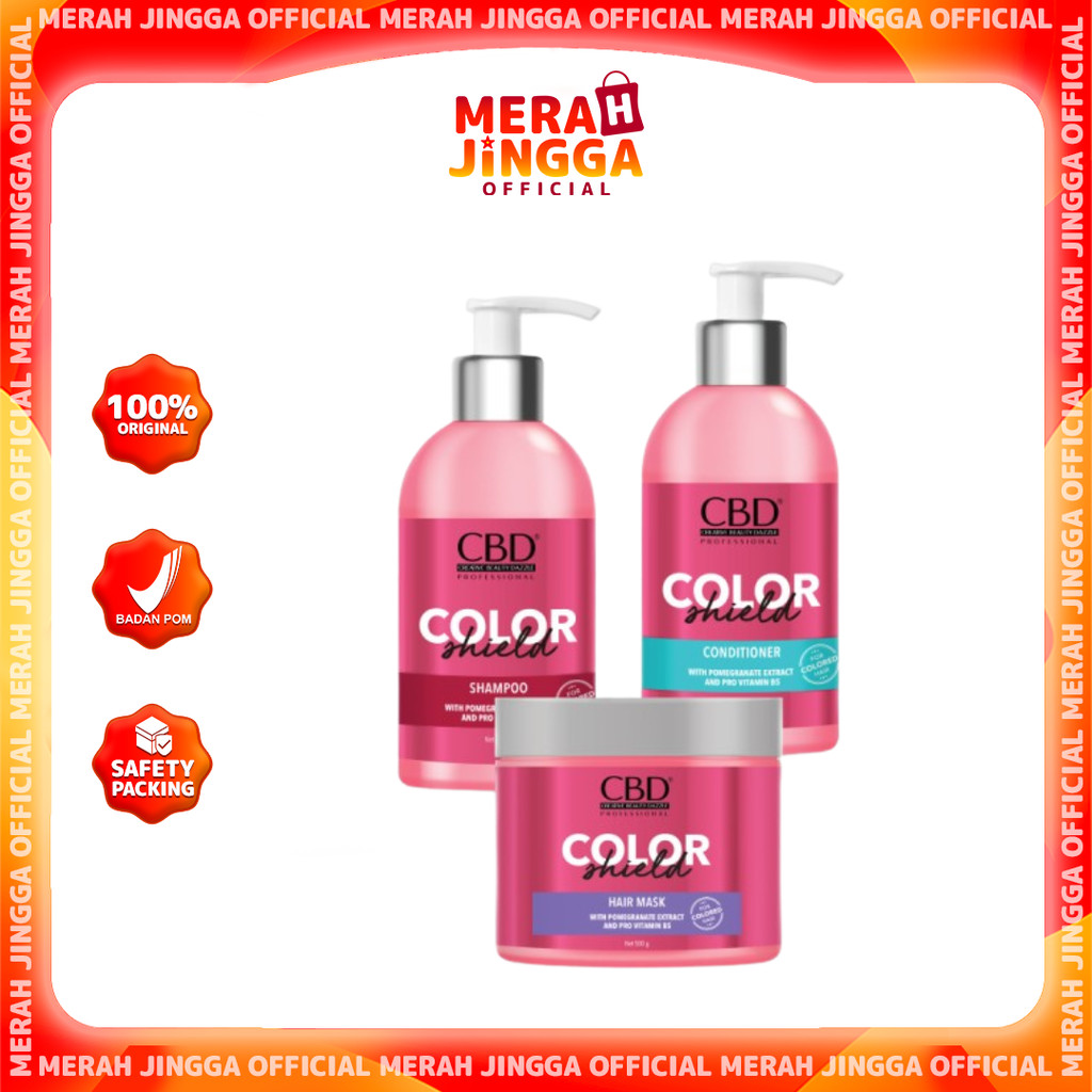 Jual CBD Color Shield Shampoo 250ml - Conditioner 250ml - Hair Mask ...