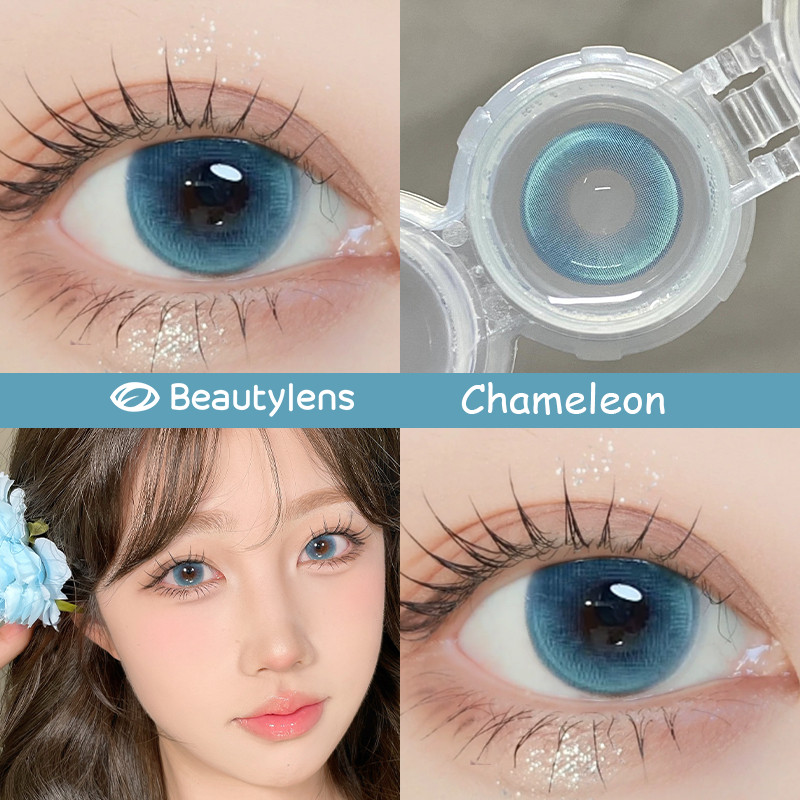 Jual Beauty Lens Softlens Hijau dan Biru Lensa Berwarna Lensa mata ...