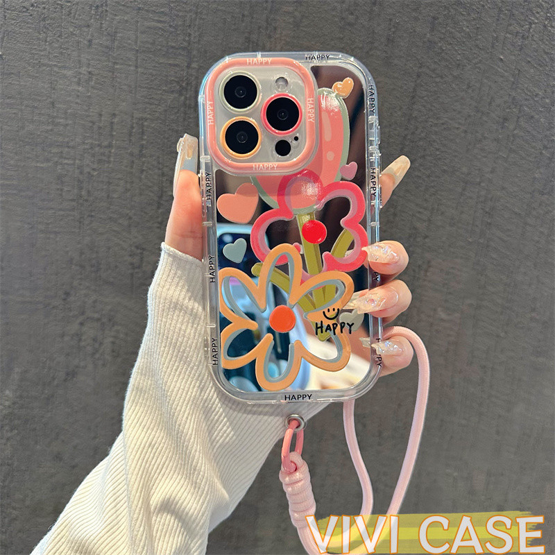 Jual case iPhone 11 bunga merah muda Casing ponsel cocok untuk iPhone ...