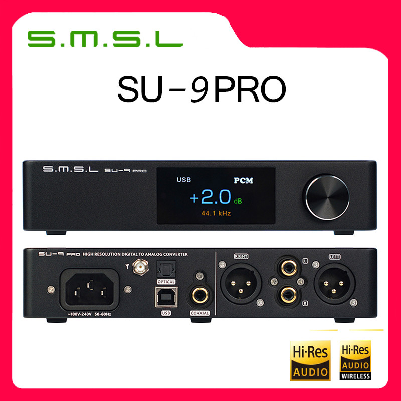 Jual SMSL SU-9 PRO ES9039MPRO Decoder MQA&MQA-CD Bluetooth 5.0 SU9 PRO DAC XU316 768kHz/32Bit ...