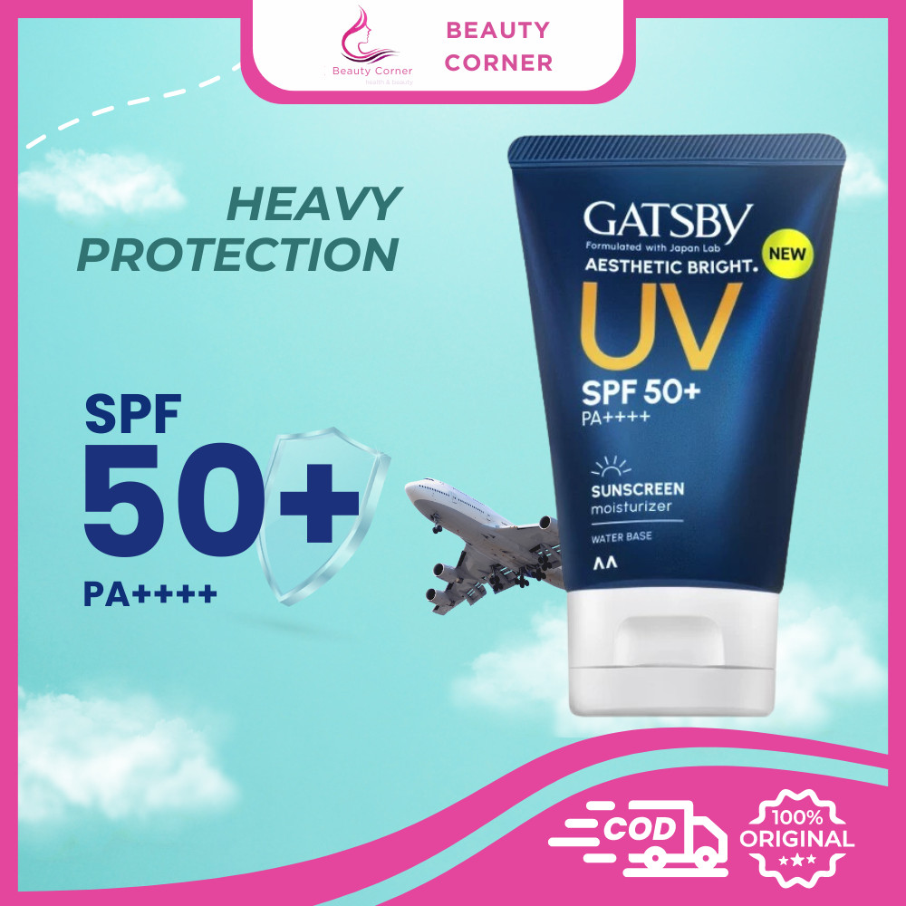 Jual Gatsby Aesthetic Bright UV SPF 50+ PA++++ 40ml | Shopee Indonesia