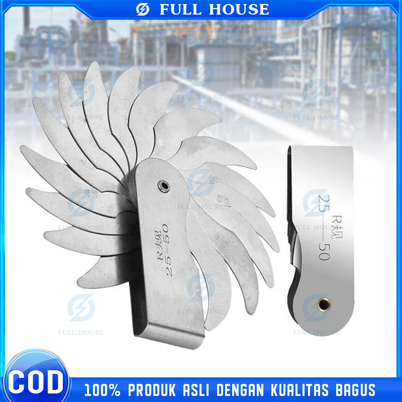 Jual Radius Gauge dan Alat Ukur Radius, Alat Pengukur Celah dan R Gauge untuk Pengukuran Presisi ...