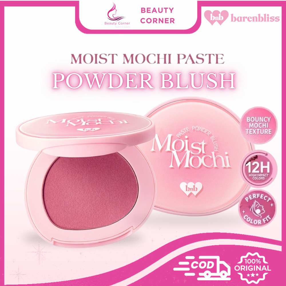 Jual BNB Barenbliss Moist Mochi Paste Powder Blush | Shopee Indonesia