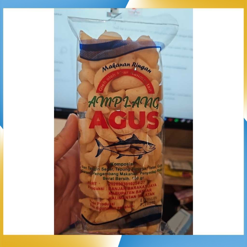 Jual AMPLANG AGUS KRUPUK KUKU MACAN IKAN TENGIRI KHAS KALIMANTAN ...