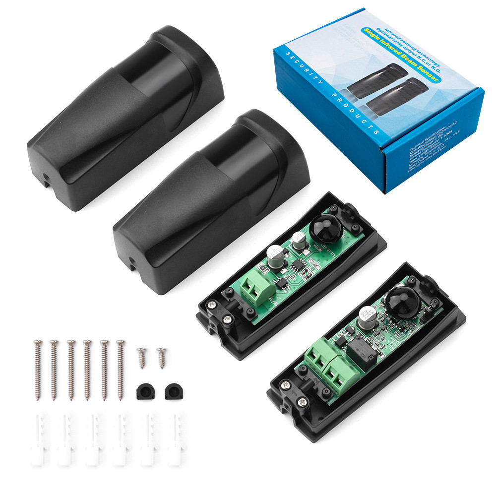 Jual Outdoor Infrared Sensor Beam Photocell Detector For Garage Gate ...