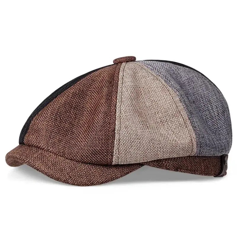 Jual Gorras Men's Octagonal Hat Retro Newsboy Caps Men British Painters ...