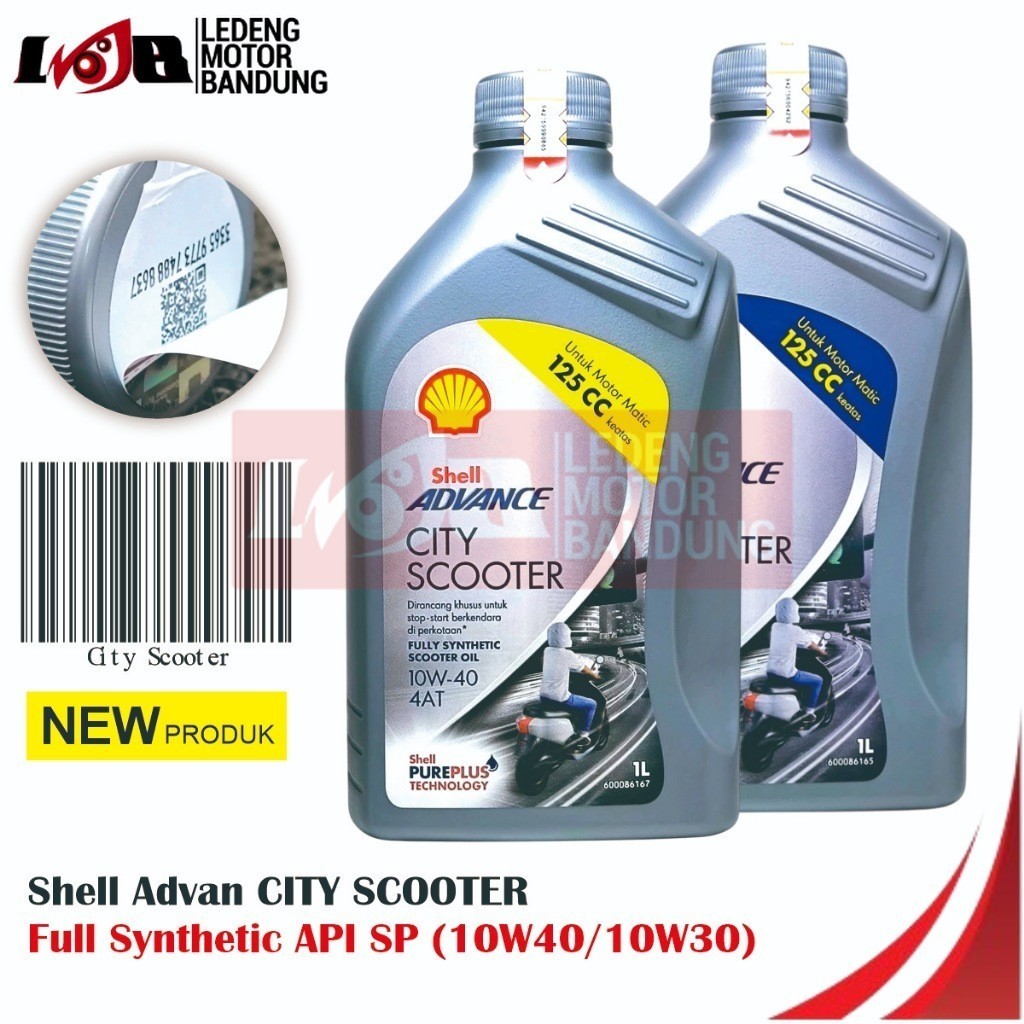 Jual Shell Advance City Scooter Matic Full Synthetic API SP/JASO MB 1 ...