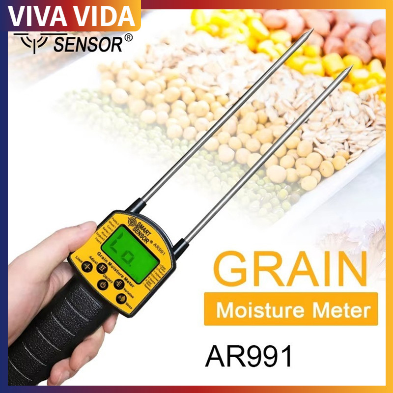 Jual Grain Moisture Meter Smart Sensor AR991 Digital Moisture Meter ...
