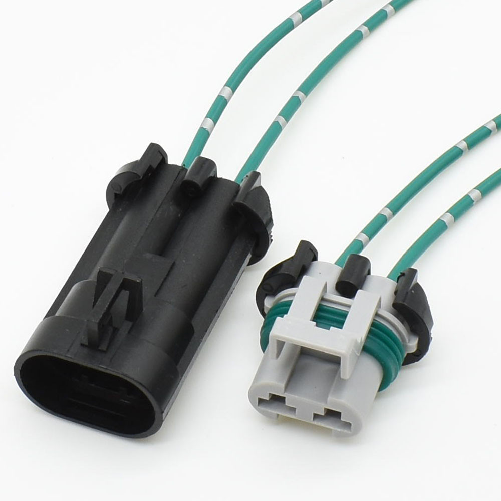 Jual 1 Pcs Delphi Ducon 2 Pin Water Tank Fan Radiator Connector Plug ...