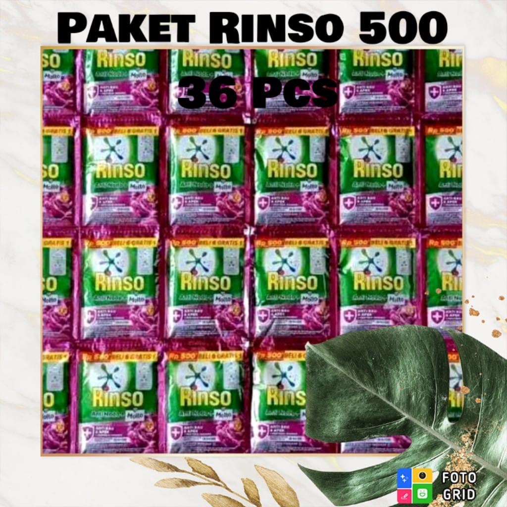 Jual Paket Rinso Cair 500 18 Ml 18 Pcs Dan 36 Pcs v01 | Shopee Indonesia