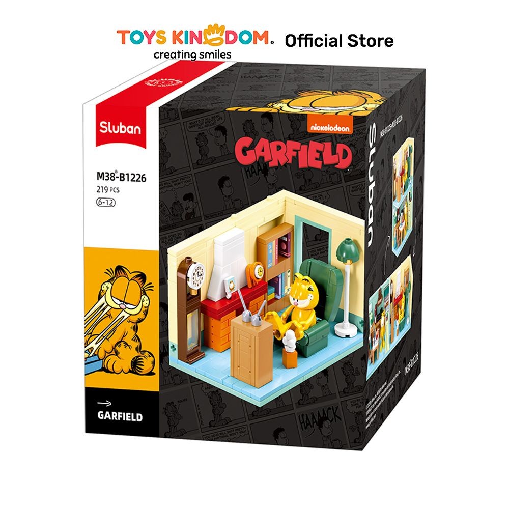 Jual Toys Kingdom Sluban Set Garfield Room 2 Kids Toy Toys Block Bricks ...