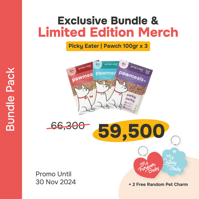 Jual Pawmeals Exclusive Bundle + Merch - Picky Eater | Shopee Indonesia