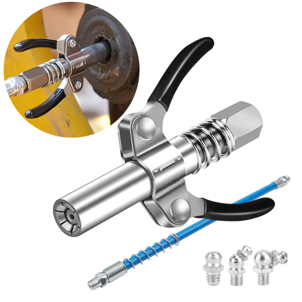 Jual 40cm Greece Gun Hose Coupler Kit Grease Injector Greek Coupler ...