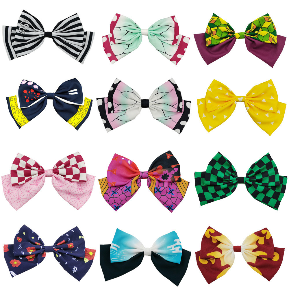 Jual Anime Demon Slayer Cosplay Bow Tengen Daki Inosuke Shinobu Hair ...