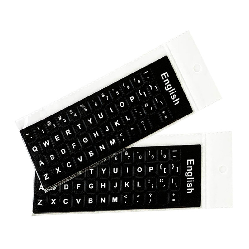 Jual English letter keyboard Sticker Cover Computer Standard Keyboard ...