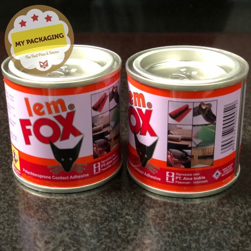 Jual Lem Fox Kaleng 70 gram - Kuning. Lem Karpet/Karet/Sendal/Sepatu/Kulit/Kayu/Hpl - [ COD ...