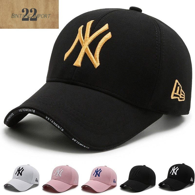 Jual Topi Baseball NY Polos Bahan Cotton Topi Baseball NY Topi Distro ...