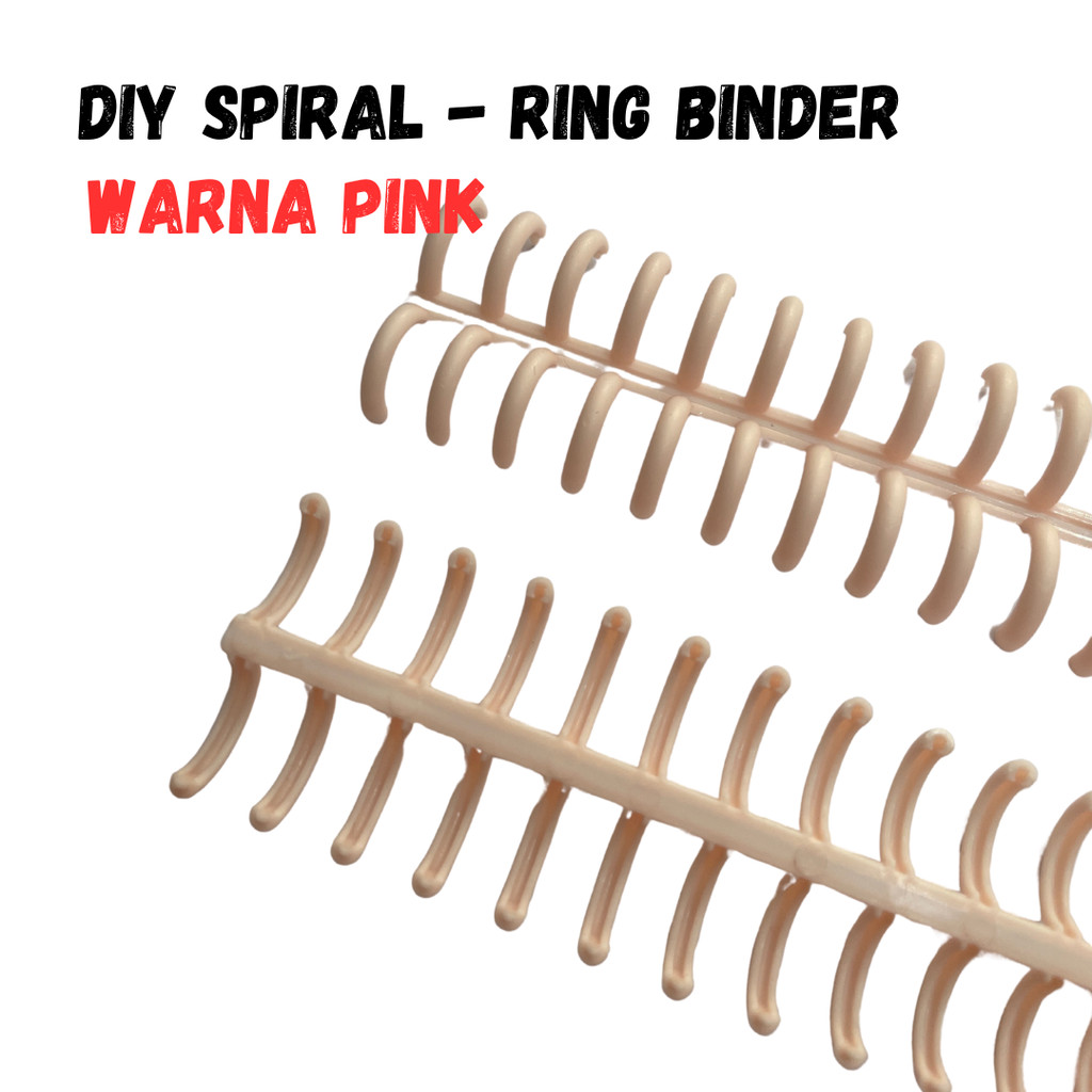 Jual ring binder DIY spiral / loose leaf binding strip 30 lubang ...