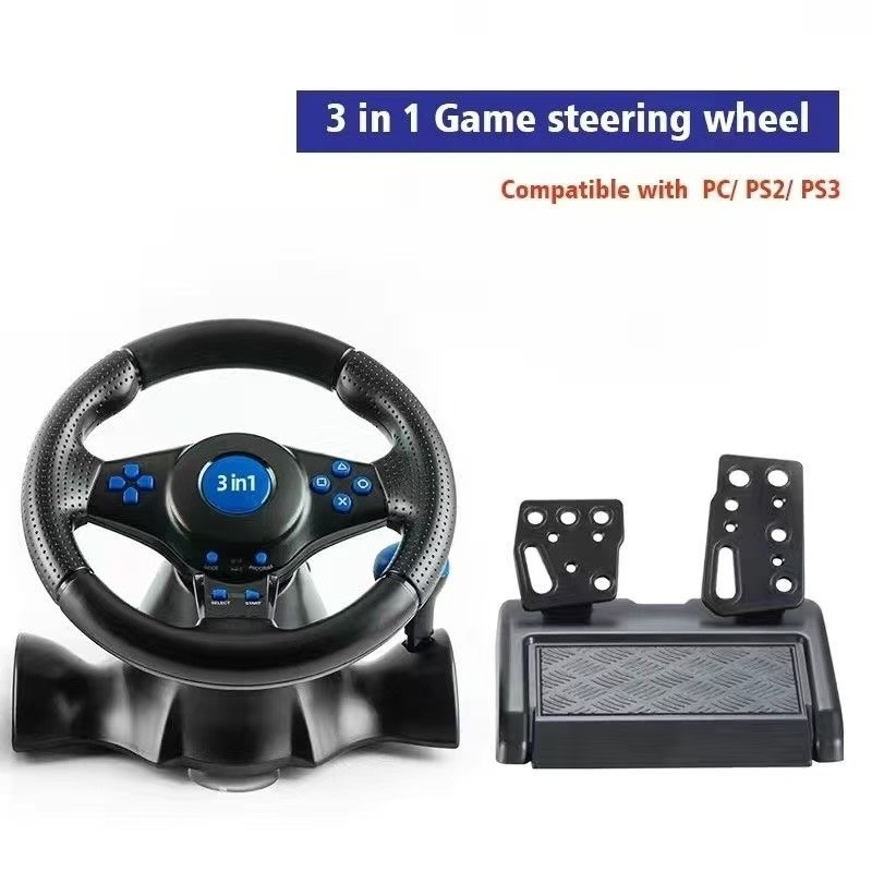 Jual Steering wheel racing laptop / pc / ps3 / ps2, plug and play game ...