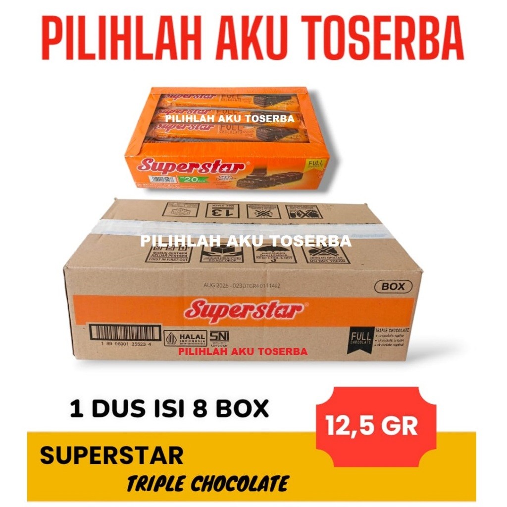 Jual SUPERSTAR Triple Chocolate - ( HARGA 1 DUS ) | Shopee Indonesia