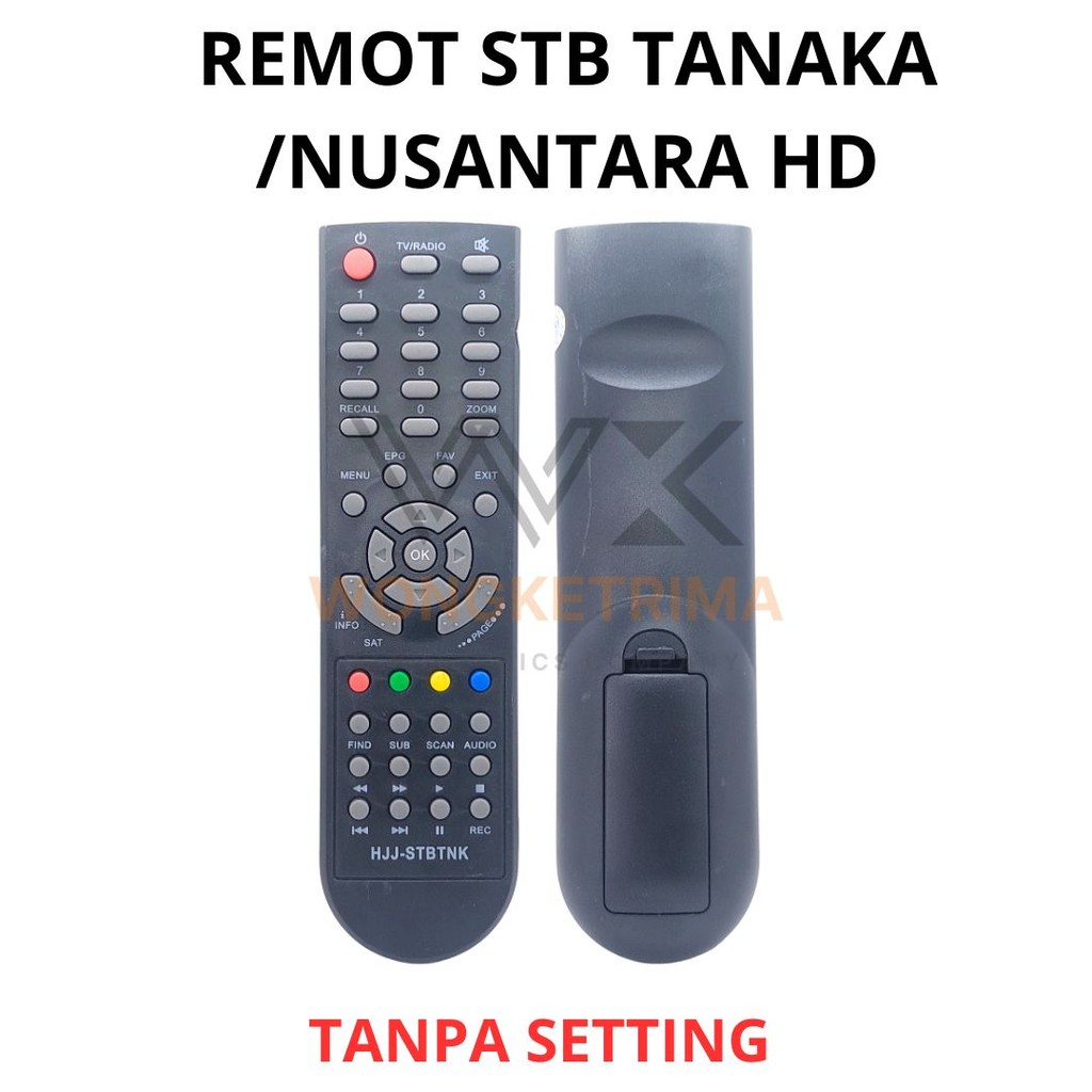 Jual REMOT SETOPBOX TANAKA REMOTE STB TANAKA REMOT NUSANTARA HD ...