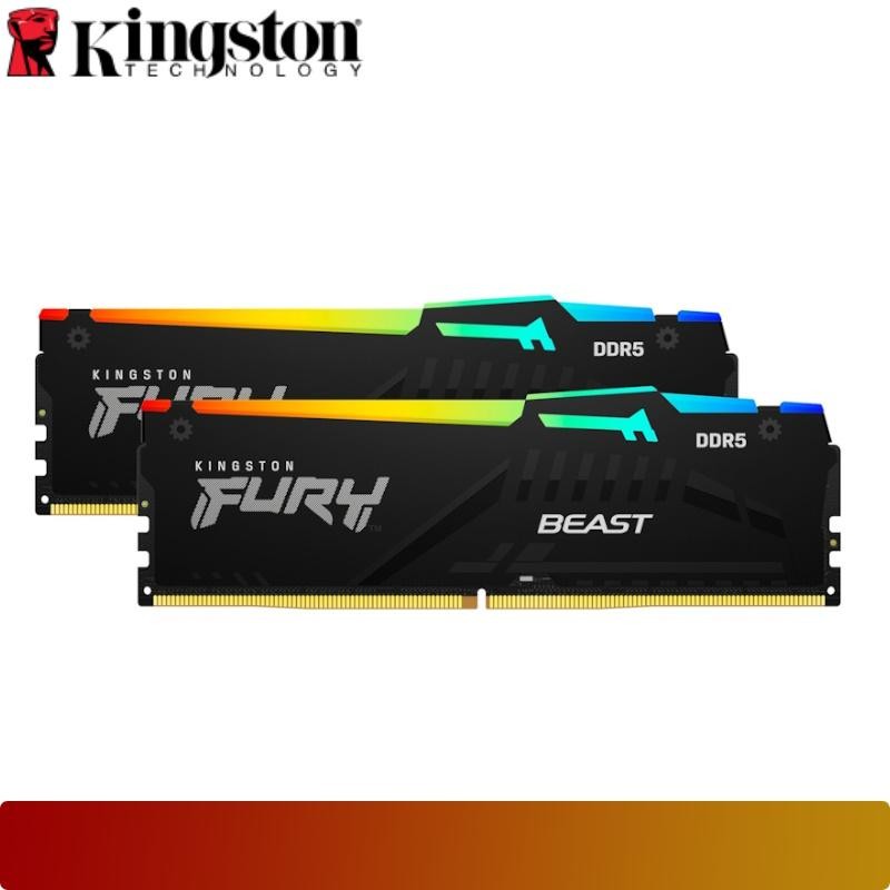 Jual KINGSTON KF560C36BBEAK2-16 | FURY Beast RGB 16GB (2x8GB) DDR5 6000MHz CL36 Desktop Memory ...