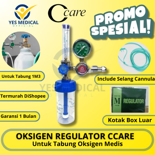 Jual Special Price Oksigen Regulator Medical C Care Regulator Oksigen ...