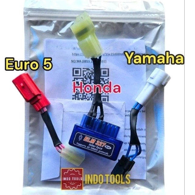 Jual Paket scanner motor injeksi Obd2 untuk motor injeksi Honda dan ...