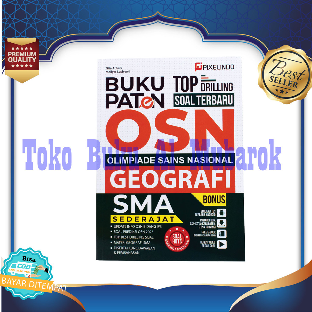 Jual Buku Paten Top Drilling Osn Geografi 2025 Lengkap Terbaru Soal Pengetahuan Persiapan Ujian ...