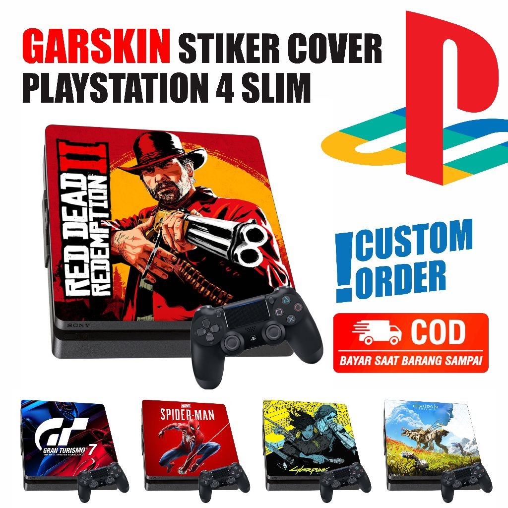 Jual SKIN PS4 SLIM I STICKER COVER PS4 SLIM I GARSKIN BISA COD | Shopee ...