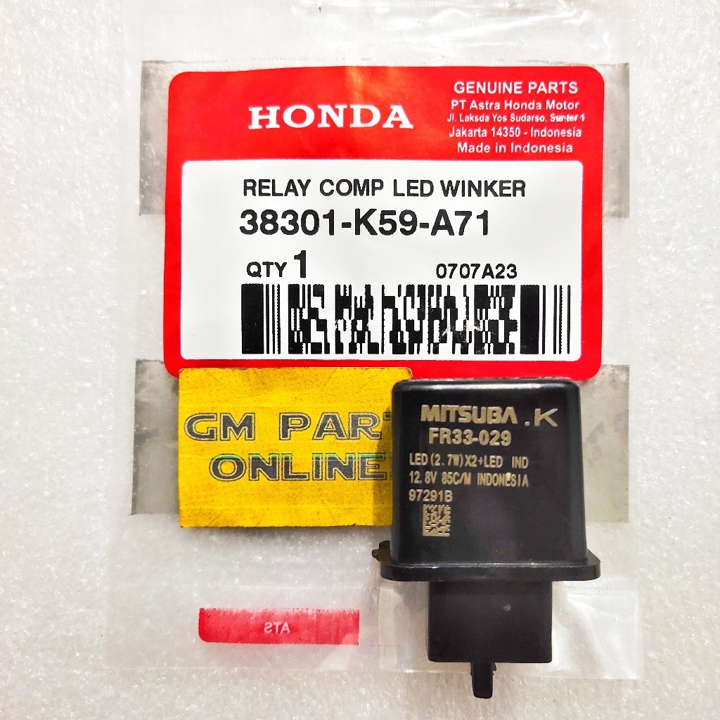 Jual Flasher Sen Vario 150 PCX CB150R LED 38301-K59-A71 | Shopee Indonesia