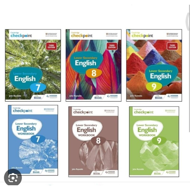 Jual BUKU CETAK Cambridge Checkpoint Lower Secondary English 7 8 9 Student's & Workbook | Shopee ...