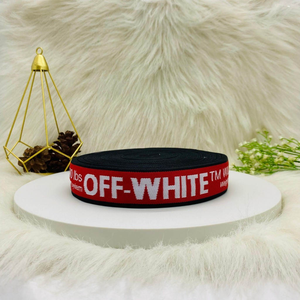 Jual Accesories Tas Tali Bisban / Webbing Nylon OFF WHITE 3 cm (HALUS ...