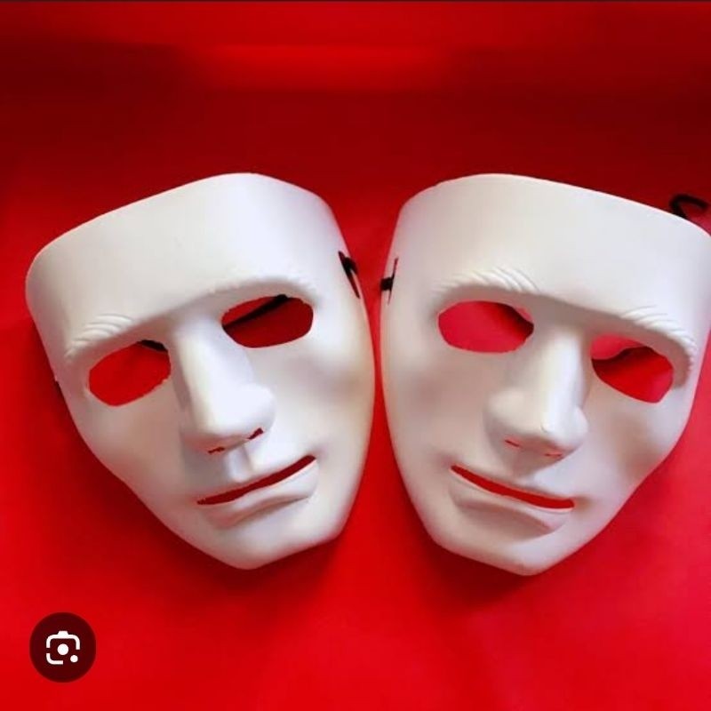 Jual Topeng Jababukis Topeng Putih Full Muka | Shopee Indonesia