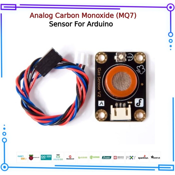 Jual JS99 DFRobot Gravity : Analog Carbon Monoxide Sensor (MQ7) For Arduino | Shopee Indonesia