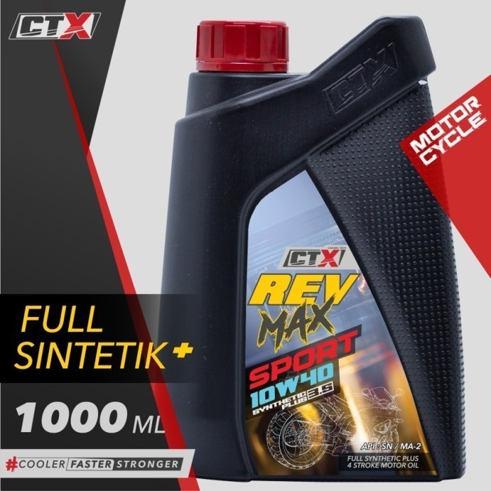 Jual CTX REV MAX SPORT 10W40 Full Synthetic Oli Semua Motor Sport 1000 ...