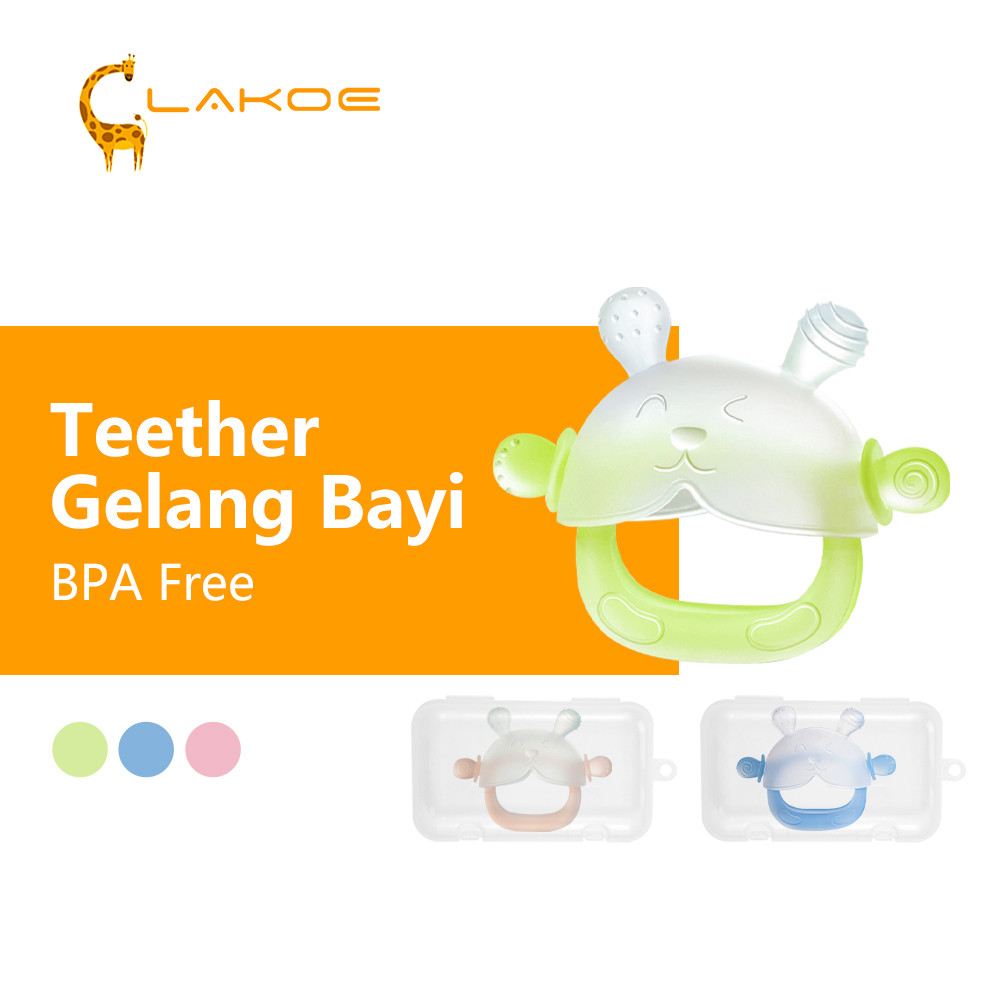 Jual LAKOEOFFICIALMALL Teether Gelang BPA Free Mainan Gigitan Bayi ...