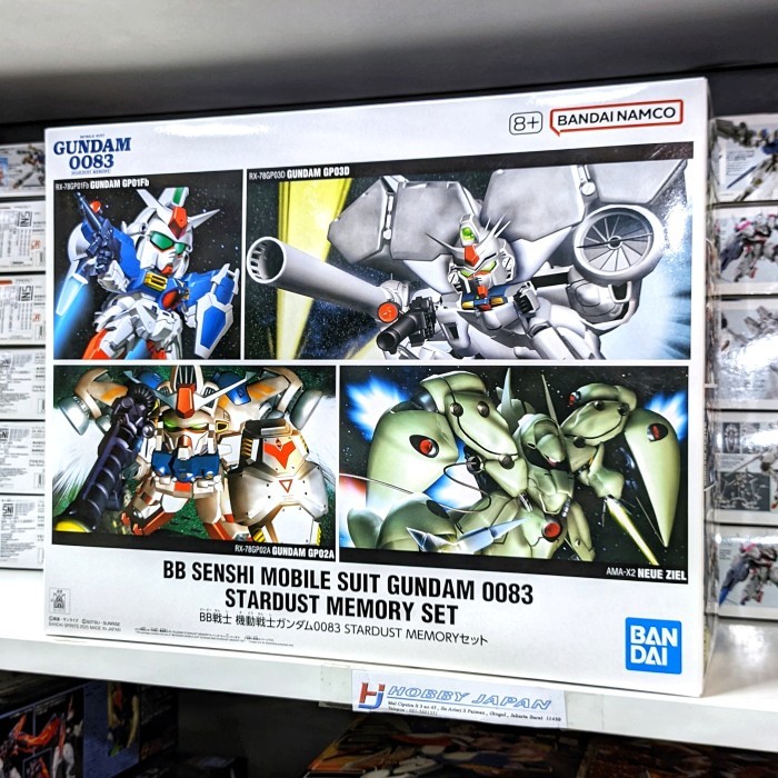 Jual SD BB Senshi Gundam 0083 Stardust Memory Set of 4pcs GP01 GP02 Dendrobium Neue Ziel ...
