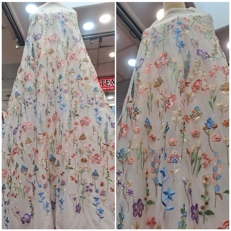 Jual kain tile twotone korea premium | Shopee Indonesia