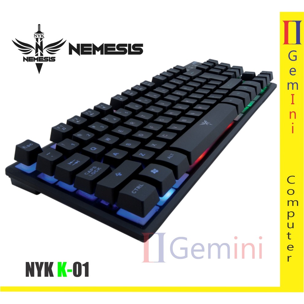 Jual Keyboard Gaming TKL NYK K01 KEYBOARD GAMING TKL NYK NEMESIS K01 ...
