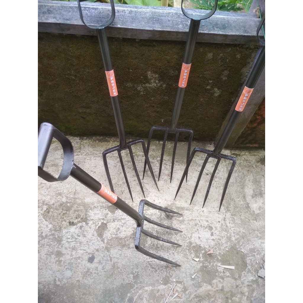 Jual Garpu tanah injak besi beton ulir mata 4 | Shopee Indonesia