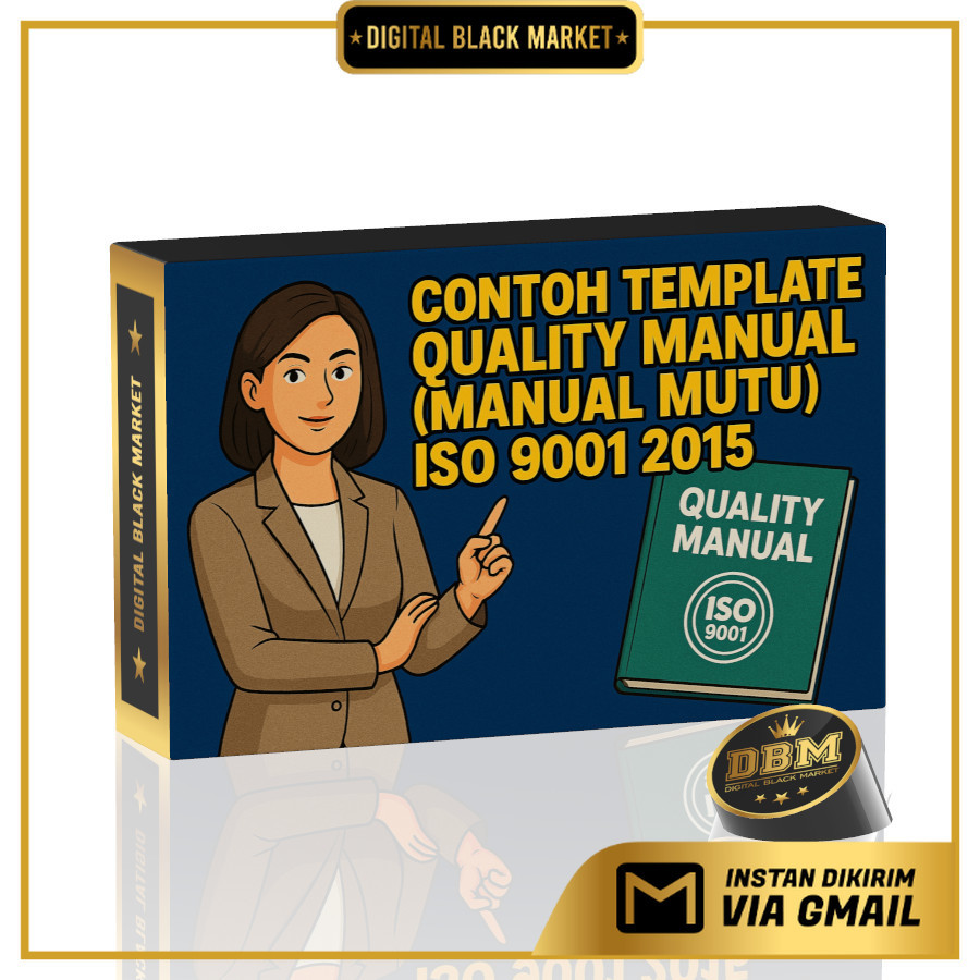 Jual ID74002 - Contoh Template Quality Manual (Manual Mutu) Iso 9001 ...