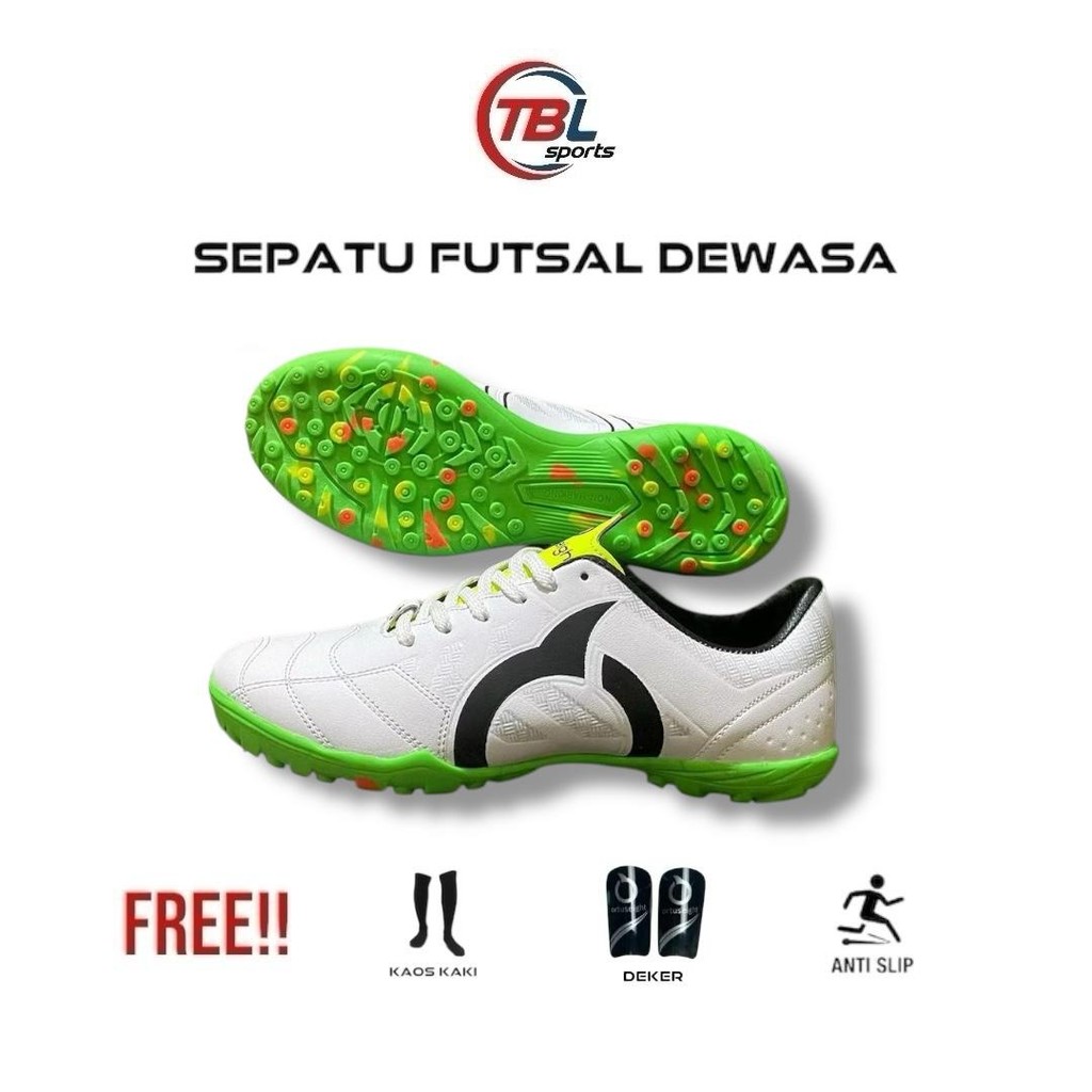 Jual TBL Sport - Sepatu truf ortus jogosala mini soccer putih Boots ...