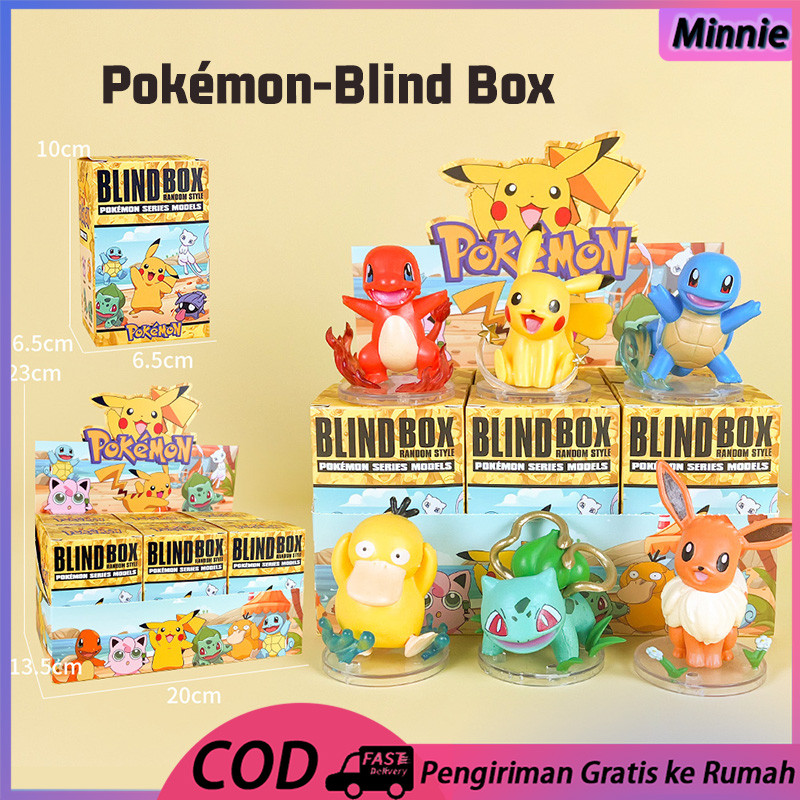 Jual Pikachu Blind Box Pokémon Blind Box Psyduck Eevee Squirtle ...