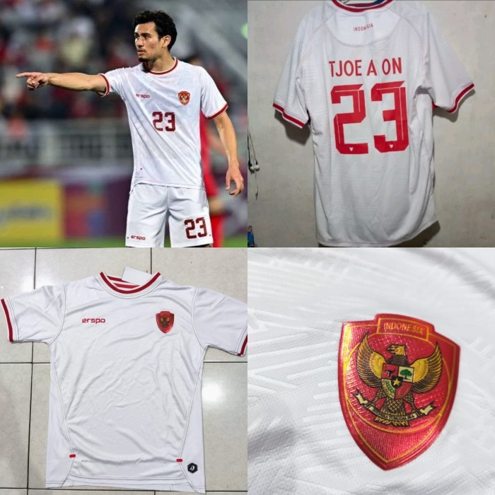 Jual JERSEY BAJU BOLA TIMNAS INDONESIA AWAY 2024 + NAMESET GRADE ORI ...