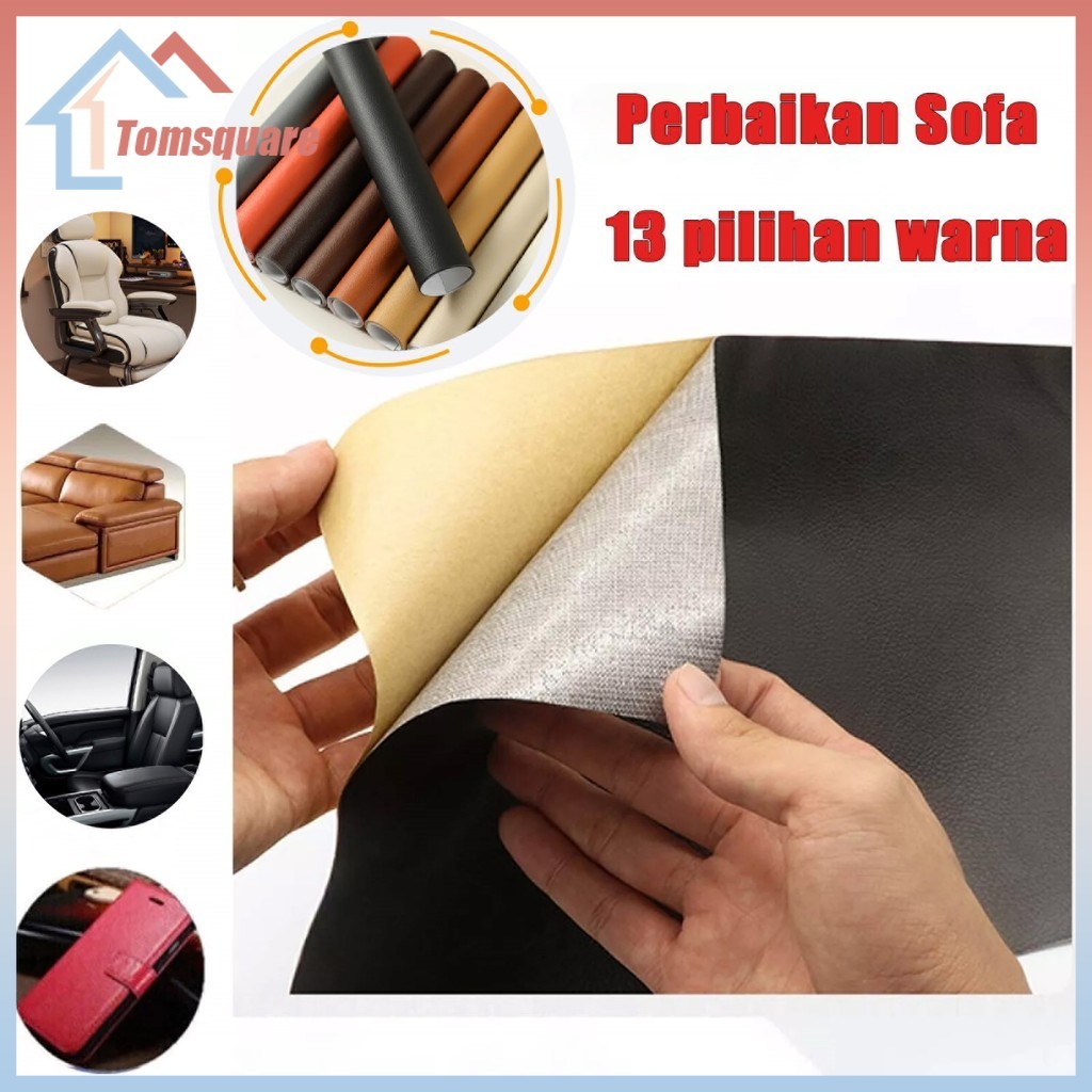 Jual Sticker Kulit pvc Sudah ada lem/perbaiki kulit yang rusak/Sticker ...