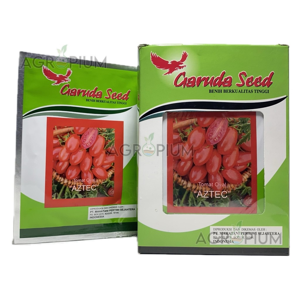 Jual Benih Tomat Cherry Oval Aztec Isi 5 Gram Kemasan Asli Garuda Seed ...