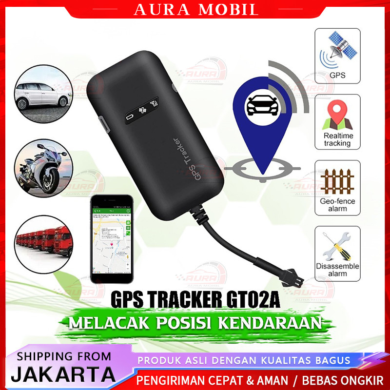 Jual GT02A Pelacak Motor/Mobil GPS Tracker APP GPS Tracker GSM GPRS ...